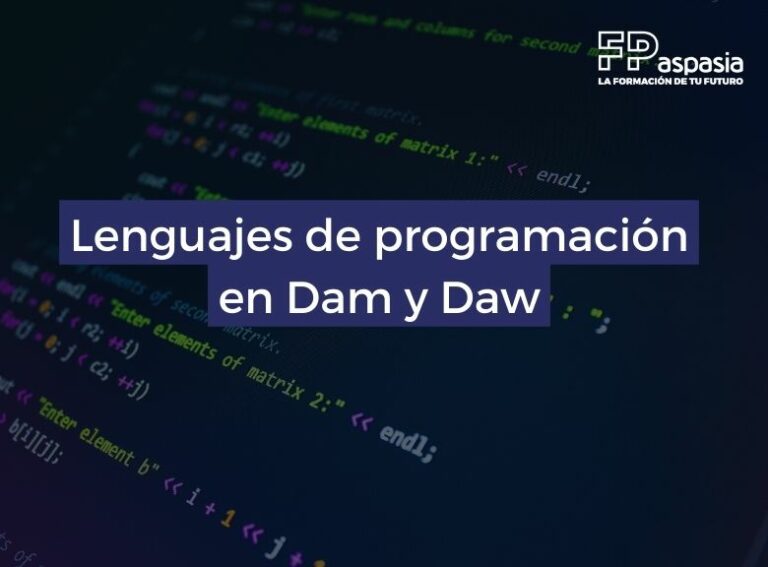 Lenguajes de programación en DAW y DAM