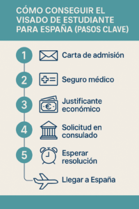 Visado de estudiante para España 2025: Guía completa